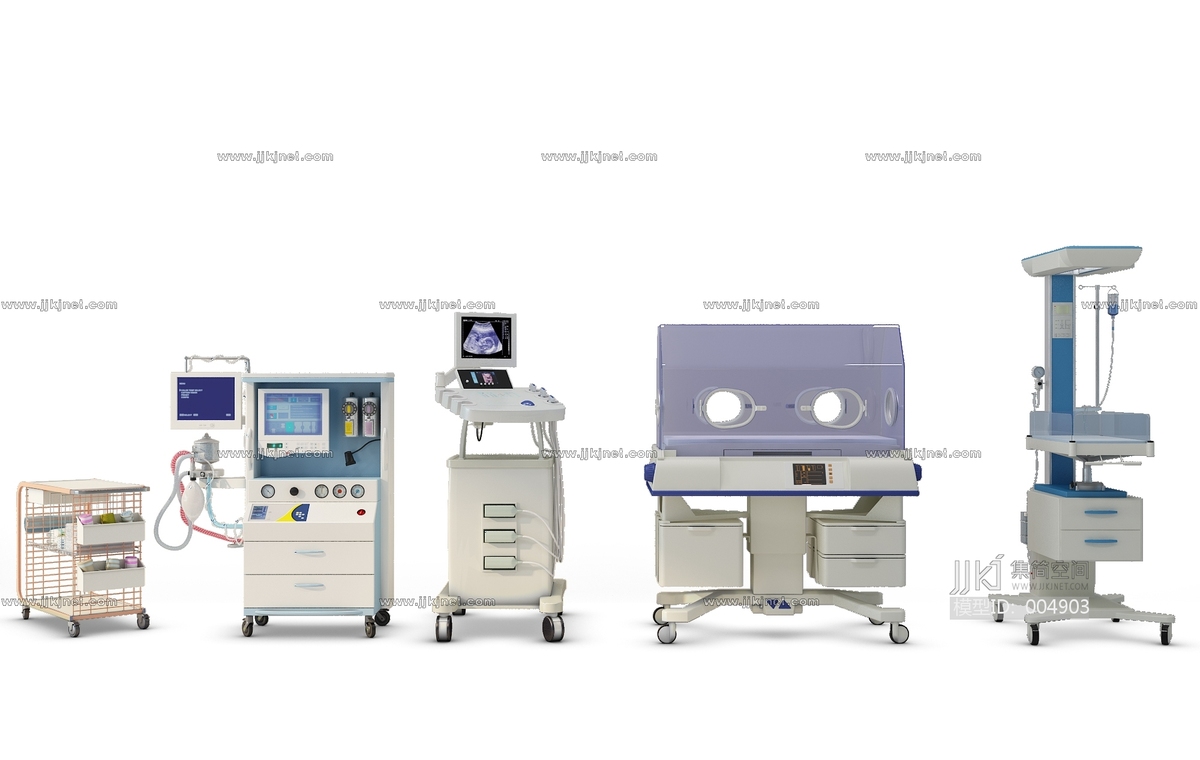 Z18 0717医疗器械组合3d模型下载 【集简空间】「每日更新」