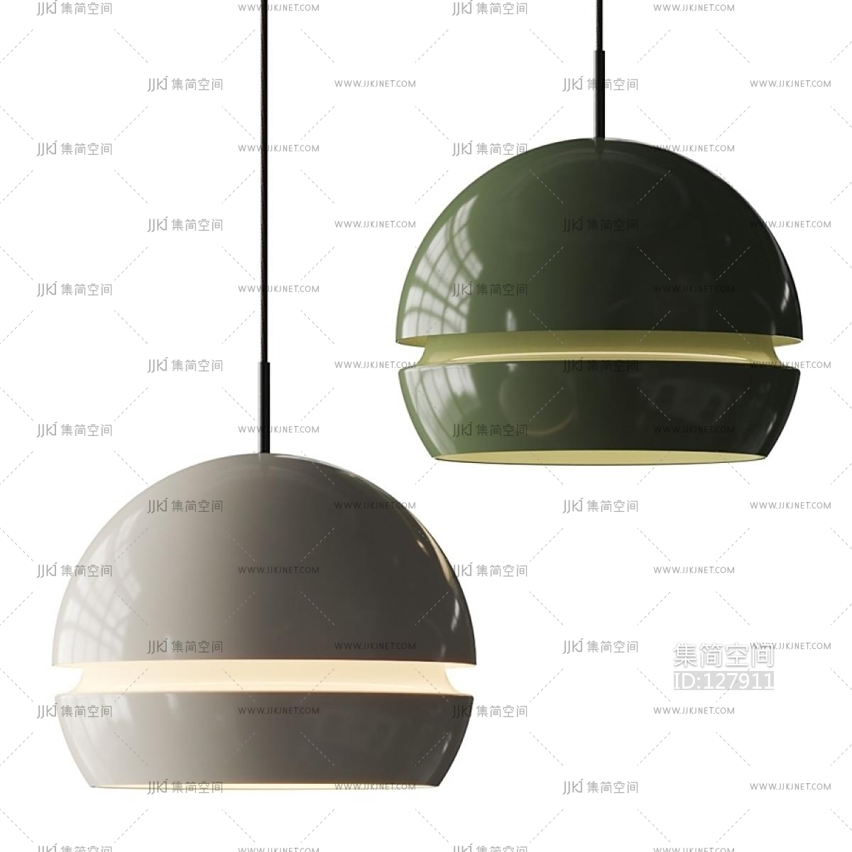 现代吊灯3d模型下载 【集简空间】「每日更新」