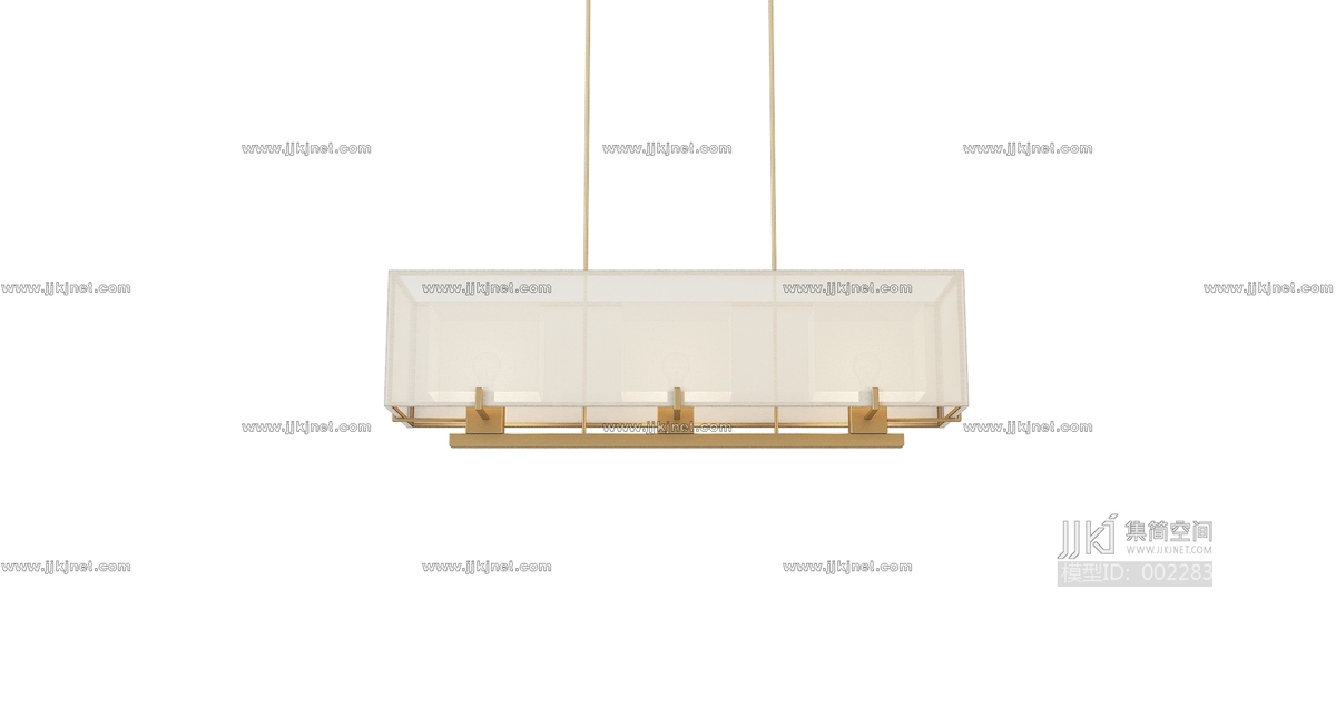 H01-0327吊灯3d模型下载-【集简空间】「每日更新」