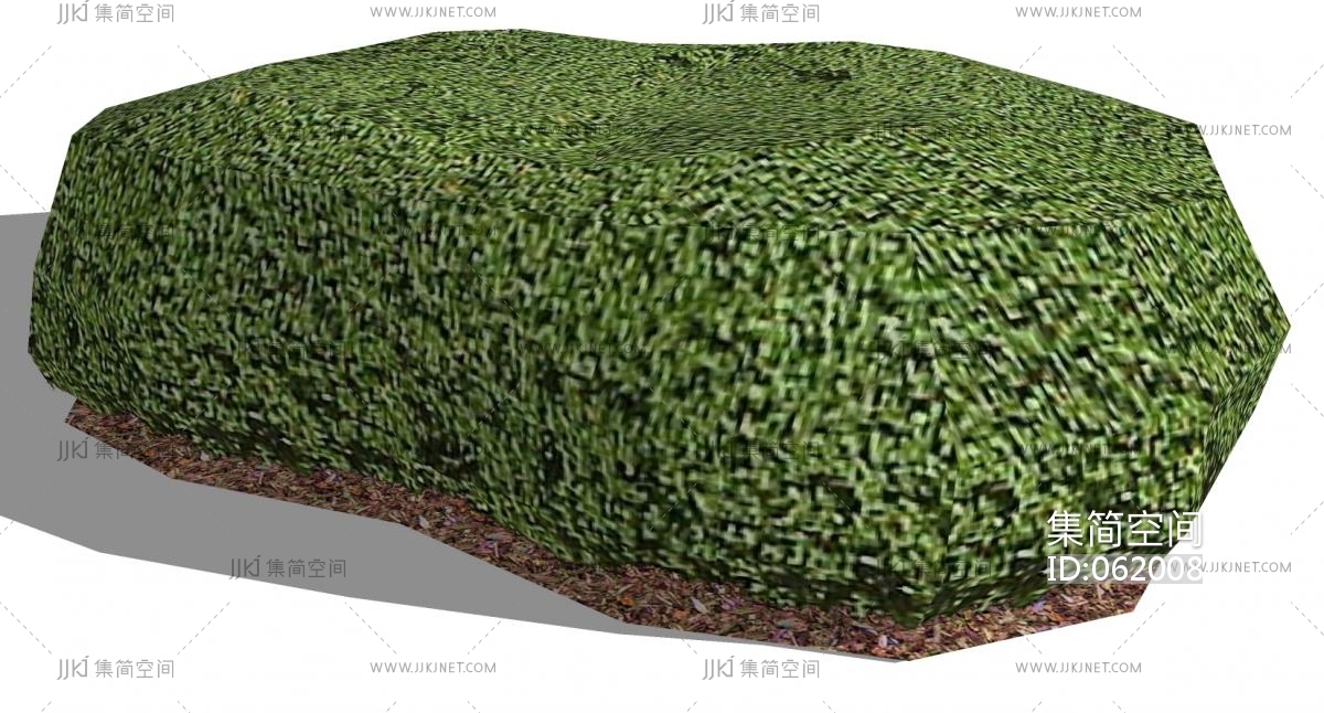 室外园林3d景观地被植物灌木 43 【集简空间】3d模型su模型贴图草图模型「免费下载每日更新」