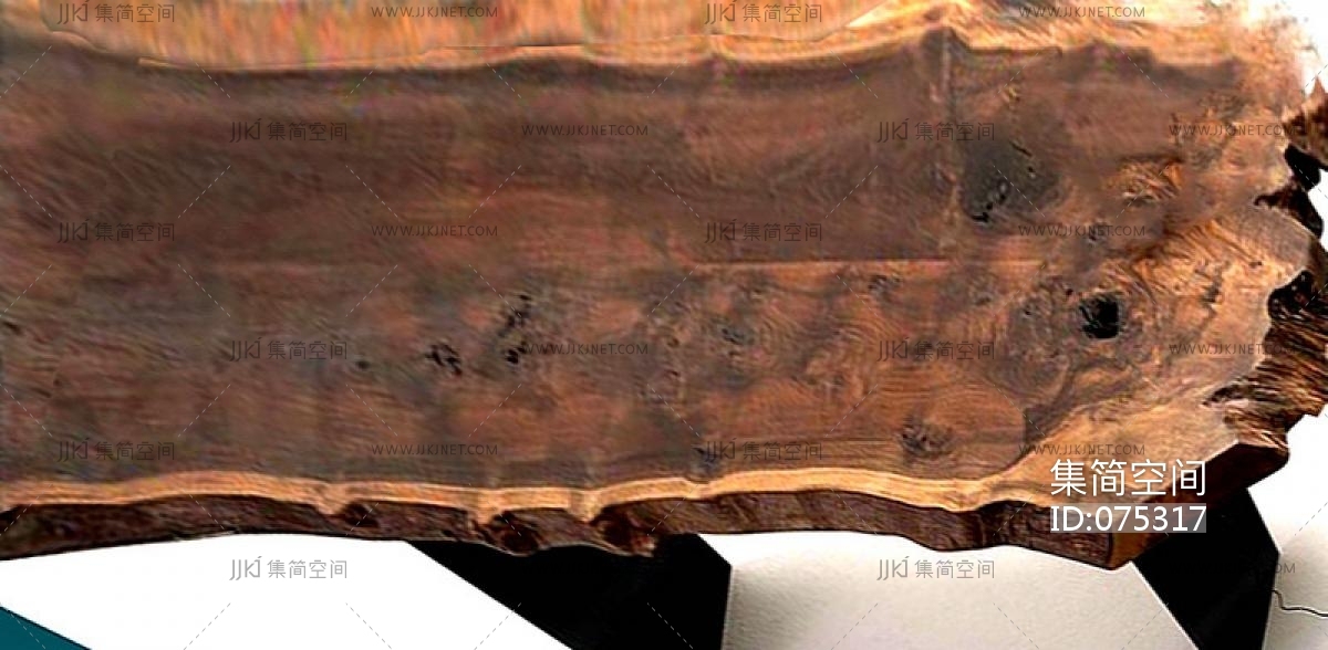 2 21粗糙原木,实木老旧破损木头,实木大板 3 【集简空间】3d模型su模型贴图草图模型「免费下载每日更新」